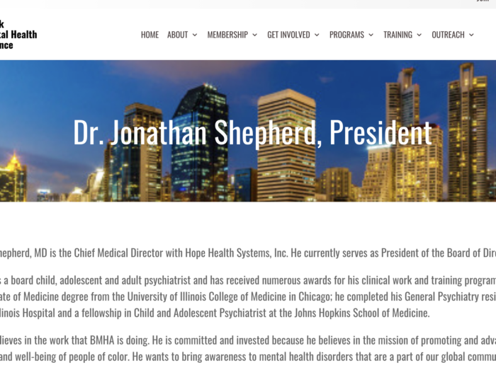 Dr. Jonathan Shepherd – Adolescent Psychiatrist